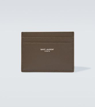 Saint Laurent Porte-cartes en cuir