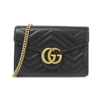 Gucci Pre-owned Sac bandouli&egrave;re GG Marmont - Femme - Pre-owned - Noir - Taille: ONE Size