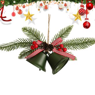 Generic Weihnachtsdekoration Glocke - klassische Schleife, Glockendekoration, festliche Feiertagsbaumdekoration, perfekte Hotels und Wohnzimmer, verschönern S
