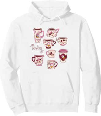 Disney Mickey & Pals Valentines Coffee Have a Brewtiful Day Pullover Hoodie