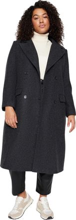Trendyol Trendyol Curve Womens Coat, Schwarz, Einheitsgröße