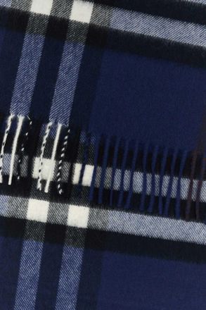 Burberry Unisex 8113948 A2993 Mastblue Exterior: Cashmere Sciarpe E Foulard Scarfs