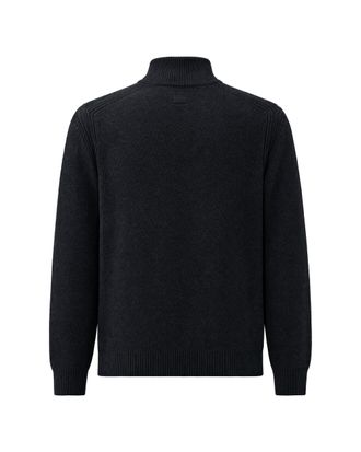 C.P. Company High-Neck Wool-Blend Sweater - Black