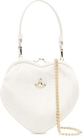 Vivienne Westwood Femme, Sacs, Blanc, Taille: ONE Size Orb Detail Chain Strap Top Handle