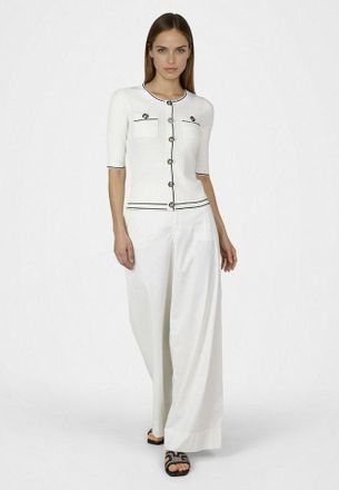 Marc Aurel Strickpullover mit Kontrastdetails
