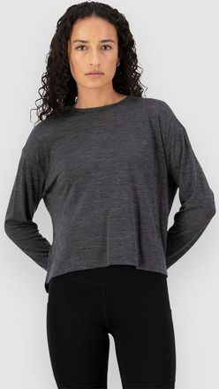 Mons Royale Zephyr Merino Tencel Boxy Funktionsshirt smoke