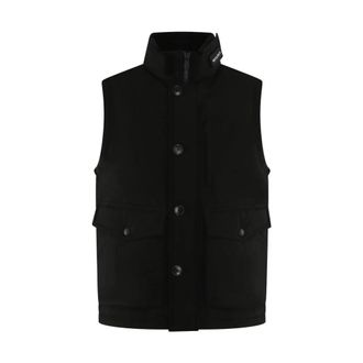 Woolrich Stylische Ramar Vest f&uuml;r M&auml;nner - - Jackets - Herren - Schwarzk - S