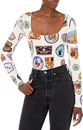 Desigual Body Blouse, Finition du matériau, Taille S Femme