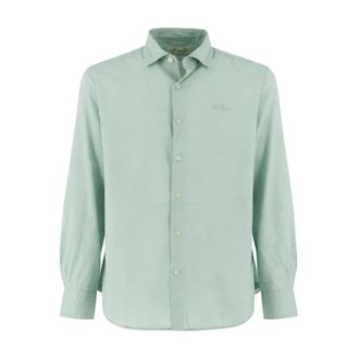 MC2 Saint Barth Klassisch geschnittenes lang&auml;rmeliges Hemd - - Shirts - Herren - Gr&uuml;n - XL