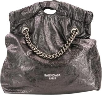 Balenciaga Sac bandouli&egrave;re vintage Pre-owned - Femme - Pre-owned - Gris - Taille: ONE Size