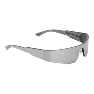 Balenciaga Acetate Mono Rechteckige Sonnenbrille - - Accessories - Damen - Grau - ONE SIZE