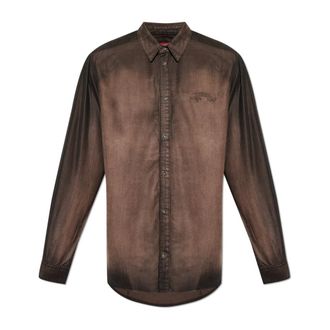 Diesel Herren, Shirts, Braun, LGr&ouml;&szlig;e