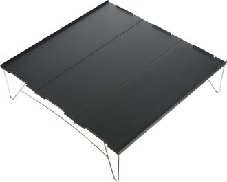 Pretyzoom Parliky Klappbarer Campingtisch aus Leichtem Aluminiumlegierung Tragbarer Picknick Gartentisch Kompakt Faltbar f&uuml;r Outdoor Strand Wandern und Grillen 