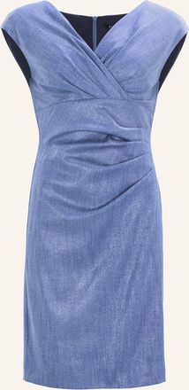 Swing Swing Etuikleid Mit Glitzergarn blau