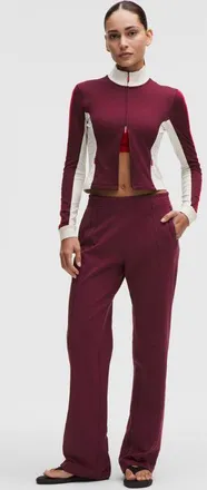 lululemon Pantalon de surv&ecirc;tement Define taille mi-haute Luon pour Femmes - Burgundy - Taille 2XS