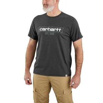 Carhartt Work in Progress T-shirt pour homme avec logo Force Graphic, Gris, M