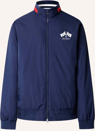 Hackett Regenjacke H Lrc Windbreaker blau