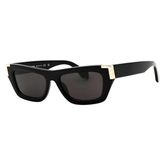 Palm Angels Malibu Rechteck-Sonnenbrille f&uuml;r Herren/Damen Unisex (Schwarz/Dunkelgrau)