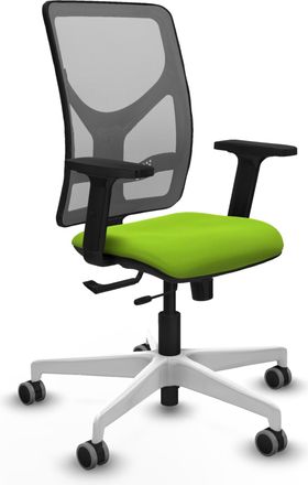 Piqueras y Crespo Verwaltungsstuhl mit 2D-Armlehnen, h&ouml;henverstellbare Lendenwirbelst&uuml;tze, ausgestattet mit Syncro/Traslack und Schneideschaum, mit Rollen 65 mm, Parket