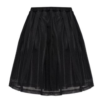 Comme Des Gar&ccedil;ons Der Fransenrock - - Skirts - Damen - Schwarzk - M