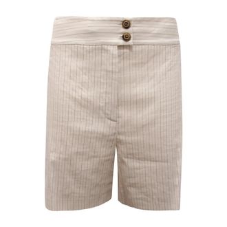 Pinko Leinenmischung Bermuda-Shorts - - Shorts - Damen - Wei&szlig; - L