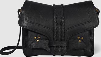 Jerome Dreyfuss Sac Harry S Noir Grain&eacute;