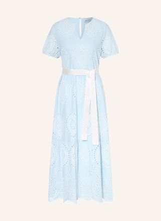 More & More More & More Kleid Aus Lochspitze blau