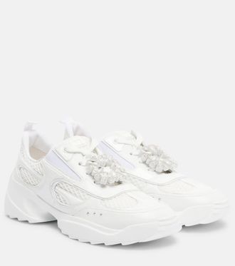 Roger Vivier Sneakers Viv On The Run mit Leder