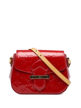Louis Vuitton sac &agrave; bandouli&egrave;re monogramm&eacute; Bellflower PM &agrave; fini verni (2011) - Rouge