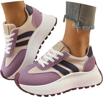 Generic f&eacute;minines Confortables pour Un Usage Quotidien avec Semelle Souple et Rembourrage l&eacute;ger (Purple, 38)