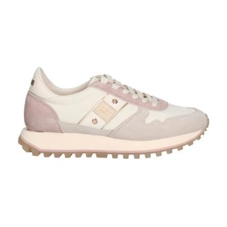Blauer Sneakers - - Shoes - Damen - Beige - 40 EU