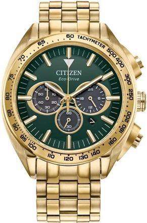 Citizen Citizen, Homme, Accessoires, Jaune, Taille: ONE Size Montre Carson 43mm