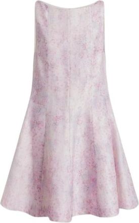Alberta Ferretti Femme, Robes, Rose, Taille: 36 FR Robe Mini Sans Manches en Organza de Soie