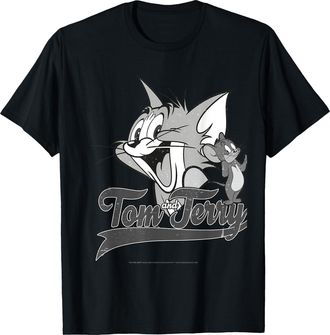 Tom & Jerry Greyscalesquare T-Shirt