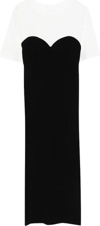 Patrizia Pepe Robe Au Genou - Blanc
