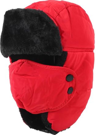 Valiclud Ushanka Winterm&uuml;Tze Mit Ohrklappen Und Maske F&uuml;R Herren Und Damen Weiches Kunstfell Und Schnallenverschluss F&uuml;R Effektiven K&auml;Lteschutz Beim Ski Und Ou