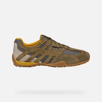 Geox Schuhe Snake Original Herr Milit&auml;rgr&uuml;n/dunkelgrau