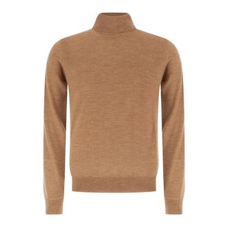 Alpha Studio Au7022G 1008 Rollkragenpullover - - Knitwear - Herren - Braun - M