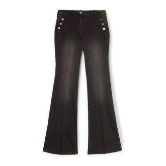 Motivi Femme, Jeans, Noir, Taille: 38 FR Elle Jean Flare Push-up