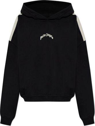 Palm Angels Femme, Sweatshirts et sweats &agrave; capuche, Noir, Taille: 38 FR Sweat &agrave; capuche