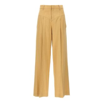 Isabel Marant Staya Pants - - Trousers - Damen - Beige - M