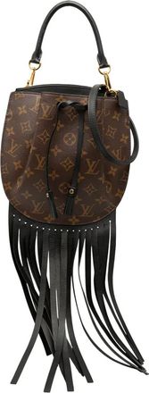 Louis Vuitton sac seau Monogram Fringed Noe (2016) - Marron