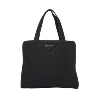 Prada Sac cabas Tessuto Pre-owned Petit Mod&egrave;le - Femme - Pre-owned - Noir - Taille: ONE Size