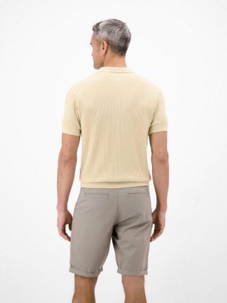 Lerros Poloshirt Polo aus Baumwolle, Strickoptik