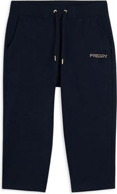 Freddy Pantalon corsaire en jersey avec logo en perles, Dark Sapphire, Small