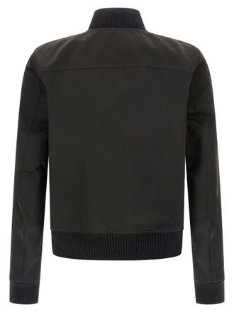 Rick Owens Mens Black Polyester Bomber Clothing