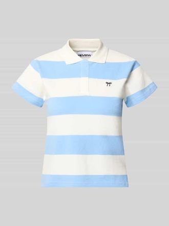 Review Slim Fit Poloshirt mit Stitching