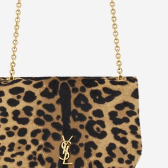 Saint Laurent Womens Mini Pony Leather Bag Calfskin Shoulder