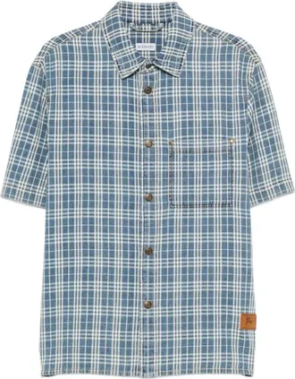 Burberry Homme, Chemises, Bleu, Taille: L Garret SS A3927