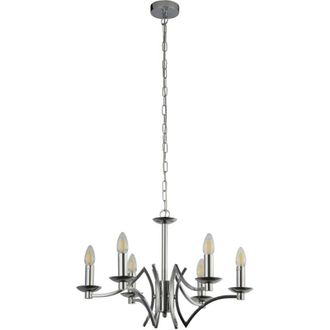 Searchlight Searchlight Ascot 6 Lumi&egrave;re Pendentif Chrome